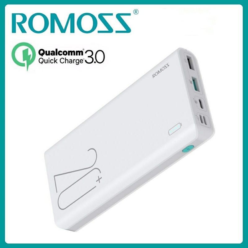100% ORIGINAL ROMOSS 6+ (20000MAH) | Shopee Malaysia