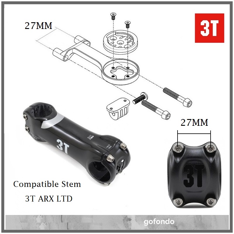 GARMIN BRYTON WAHOO COMPUTER Mount for 3T ARX LTD STEM | Shopee Malaysia