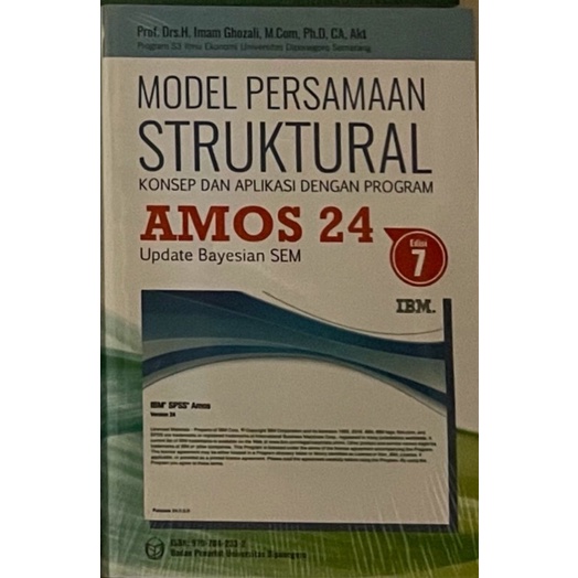 Structural Equation Modeling Concepts and Applications with the Amos 24 ...