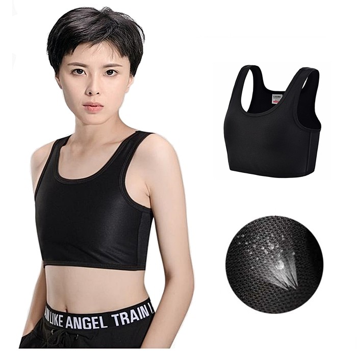 Women Hook Vest Top Corset Straps Sports Tank Bra Chest Slim Fit Binders Shopee Malaysia