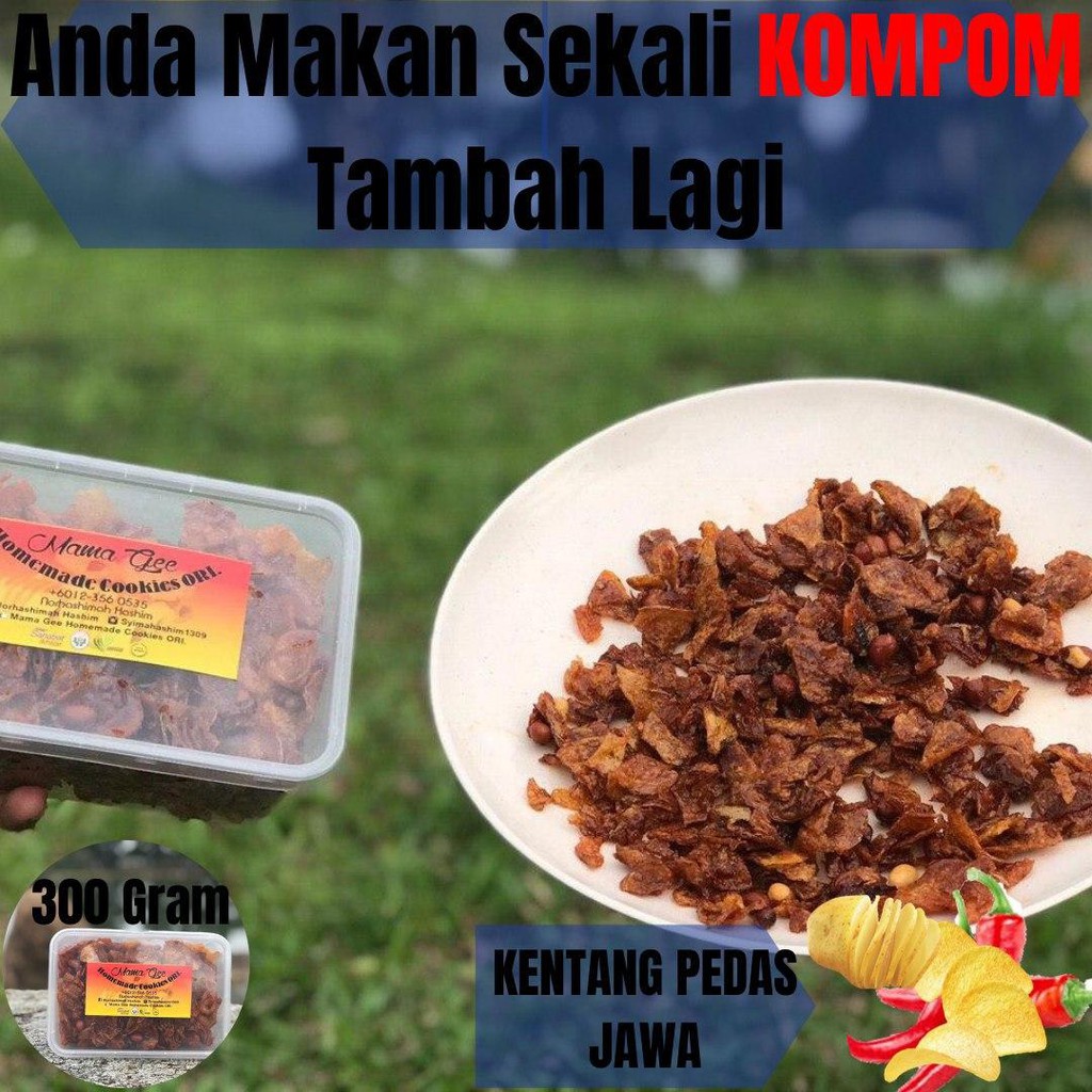 [READY STOCK] EAT NON _STOP!! 🍟Kerepek Sambal Kentang Jawa .🍟 Savoury ...