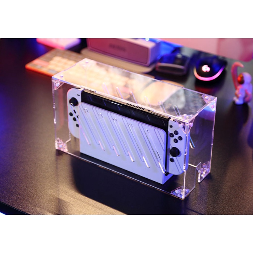 Acrylic Dust Cover For NS Nintendo Switch Oled V1 V2 Console Dust-proof ...