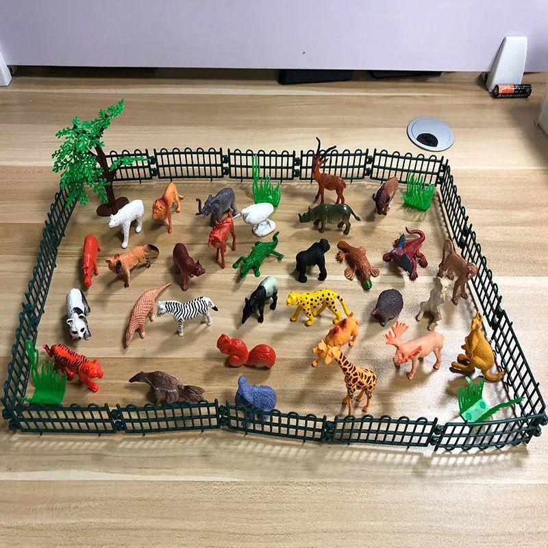 Abs Plastic Animal Set Wild Animals Ocean Insects Farm Dinosaurs ...