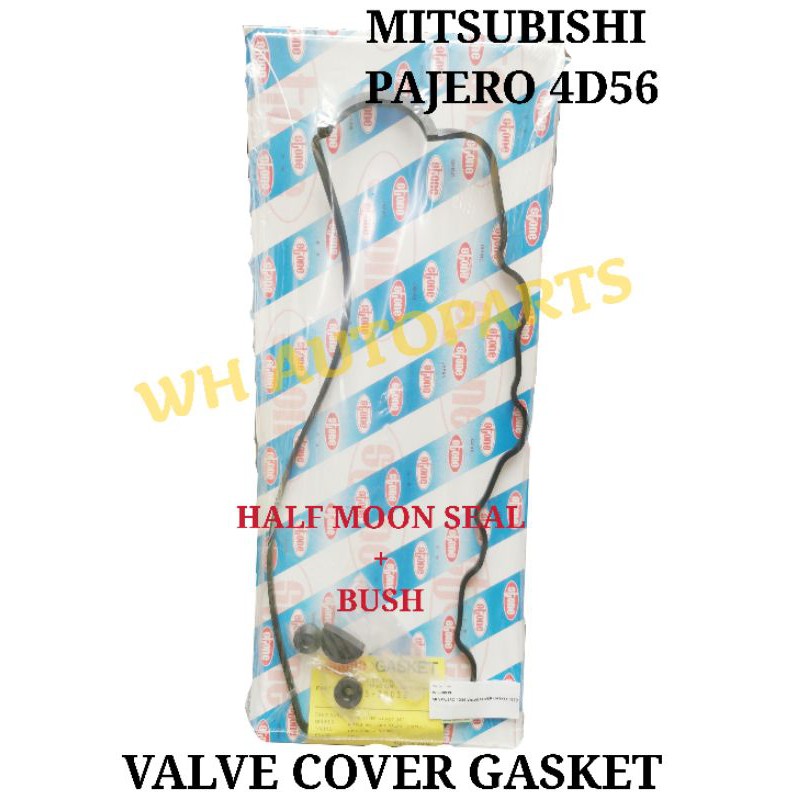 VALVE COVER GASKET + HALF MOON SEAL (SET) MITSUBISHI PAJERO 4D56 (JAPAN ...