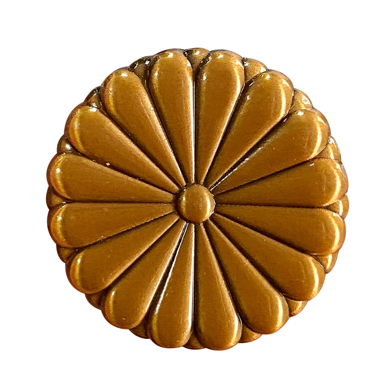 Japan National Emblem Imperial Seal Pin Sixteen Petals Gold ...
