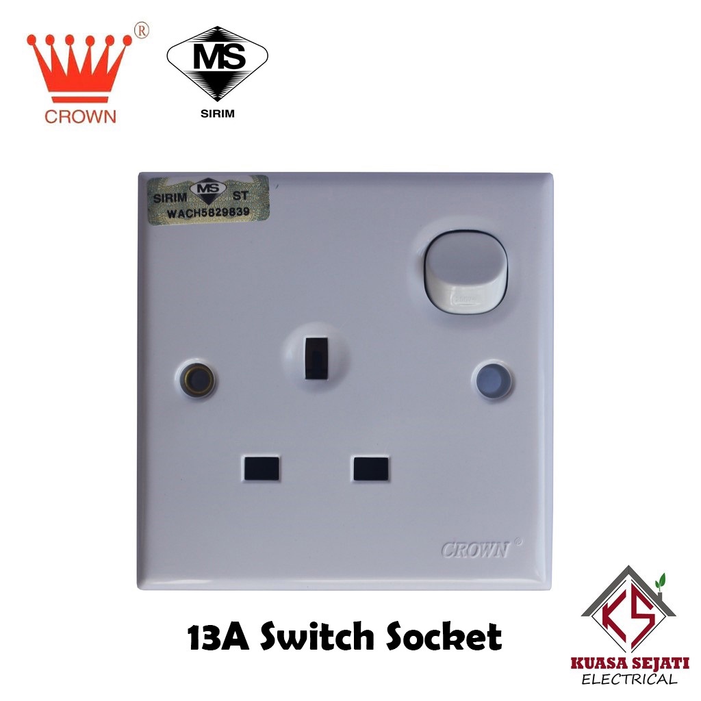 Crown Switch / 13A Switch Socket / 1G 1W - 5G 1W / 20A Water Heater ...