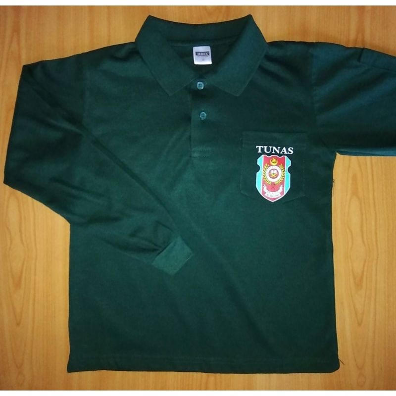 Tunas Baju Tshirt Uniform Kadet Tunas Remaja TKRS TTK02 Lengan Panjang ...