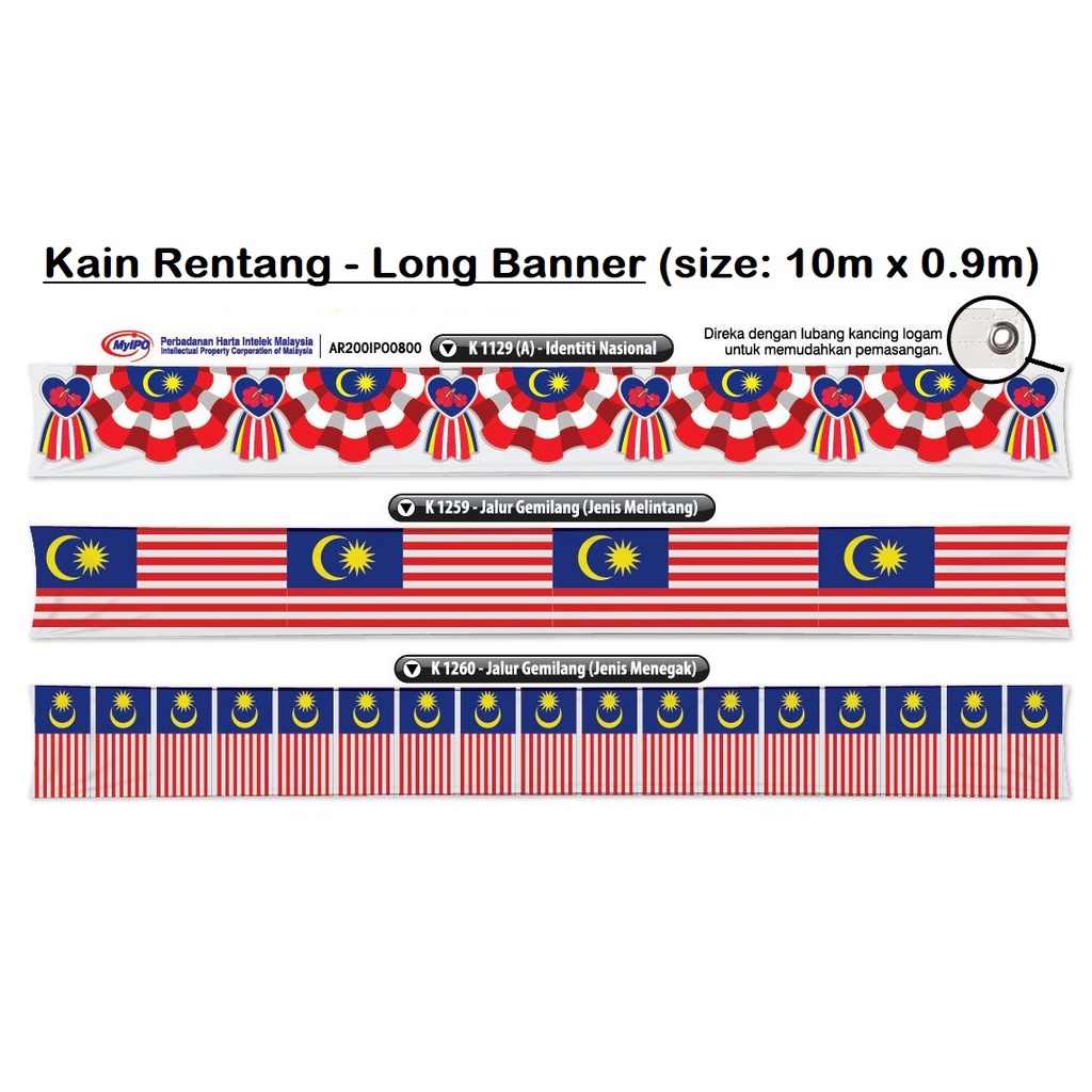 Kain Rentang Long Banner (size: 10m x 0.7m) | Shopee Malaysia