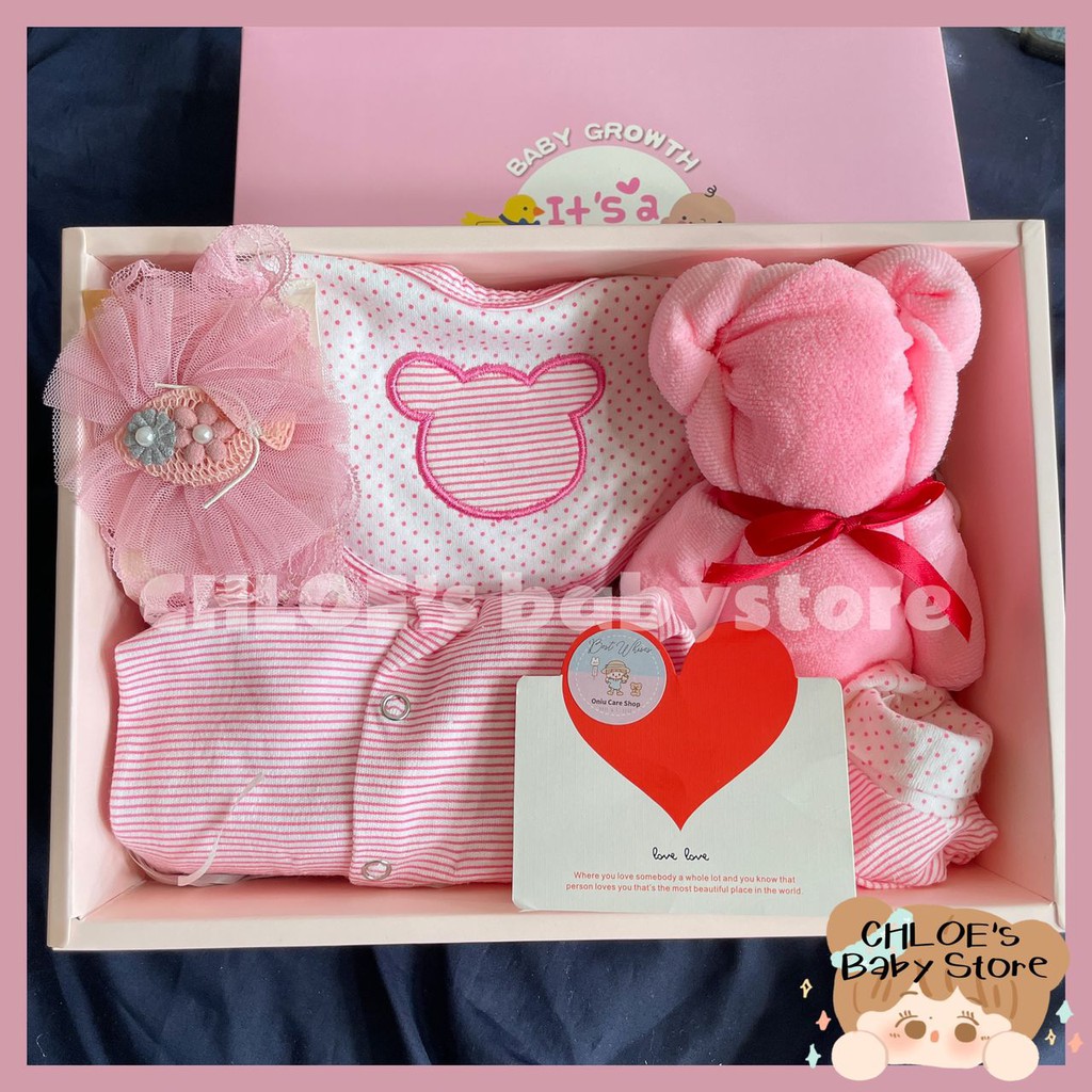 Baby Newborn Full Moon Gift Box With Paper Bag (Baby Girl / Baby Boy ...