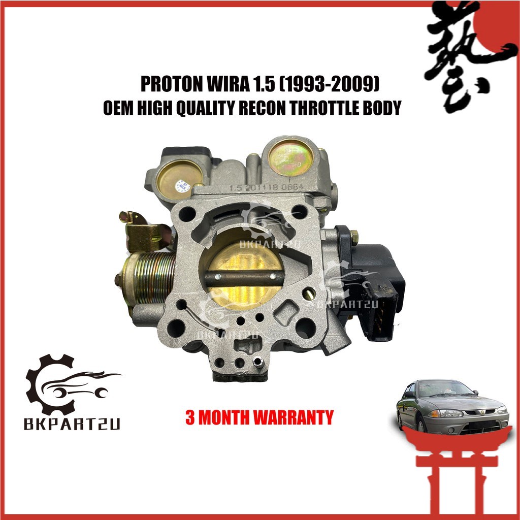 PROTON WIRA MMC 1.3 1.5 (1993-2009) THROTTLE BODY MADE BY RECON OEM 3 ...