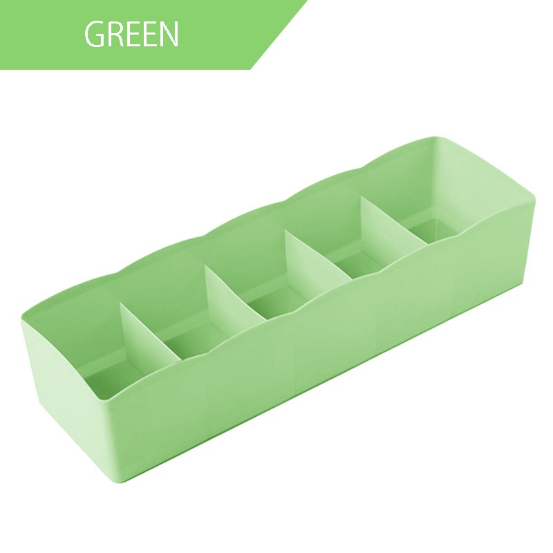 𝟱 𝗚𝗥𝗜𝗗 》stackable Underwear Panties Socks Bra Storage Box Wardrobe