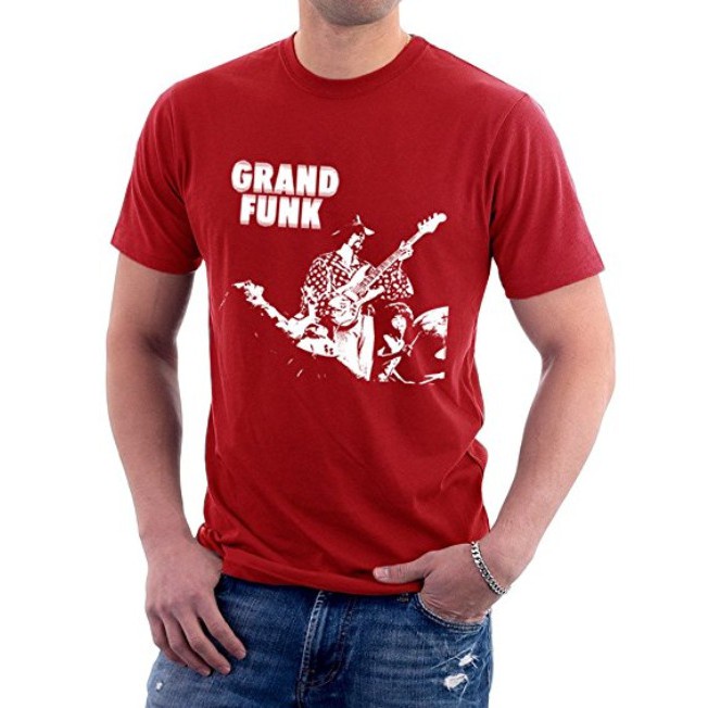 Style cotton Grand Funk Railroad Album Band 'S Men's T-Shirts ...
