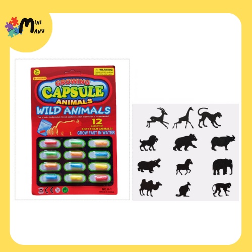 [READY STOCK] Growing Capsule Animals Science Experiment Kids Water ...