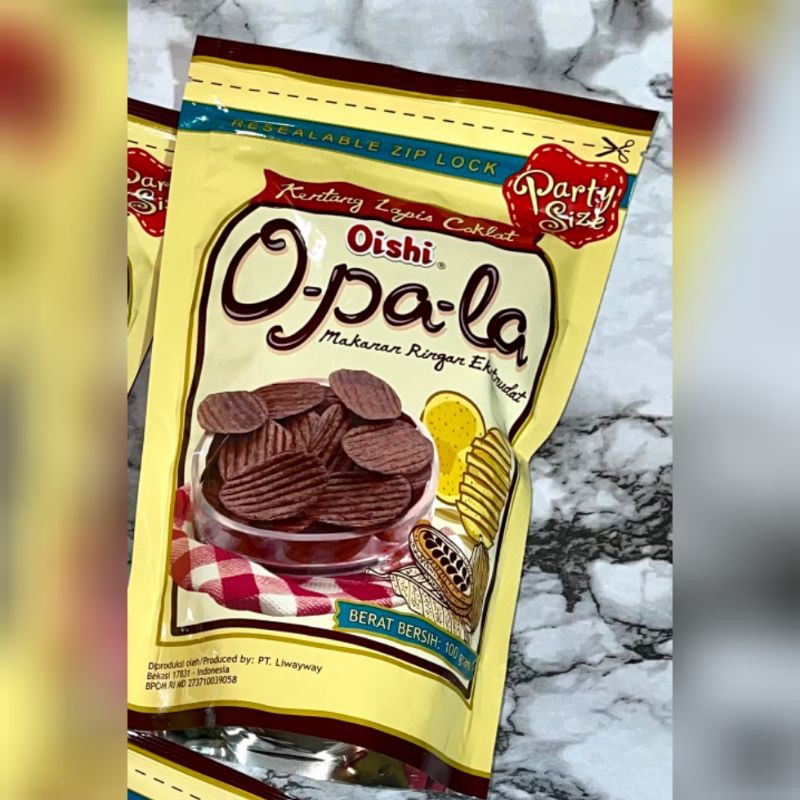 [HALAL ] OISHI OPALA Chocolate Potato chips | Shopee Malaysia