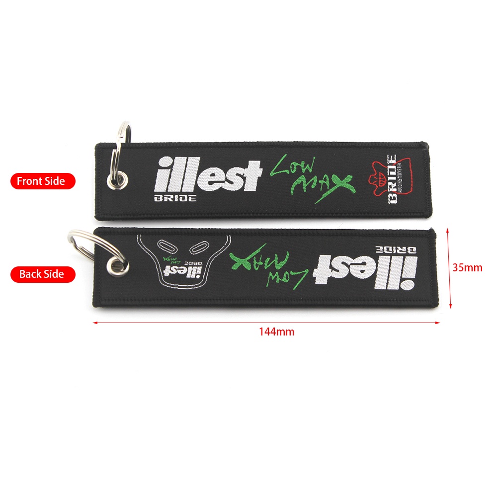 Mugen STI Bride Nylon Car Key Ring For Jazz Fit GK5 Civic CRV Type R ...