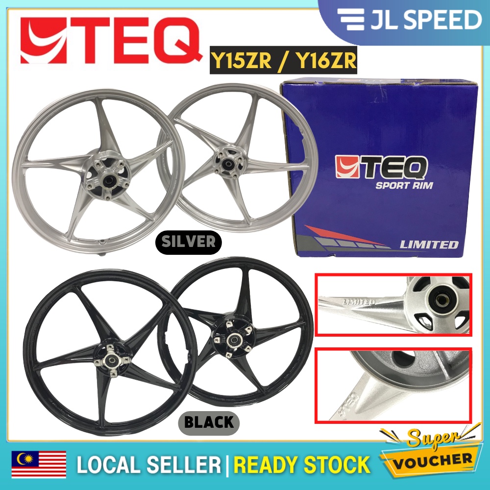 YTEQ Y15 V1 V2 Y15ZR Y16 Y16ZR SPORT RIM CW CAST WHEEL 160/160-17" YTEQ ( CUTTING LAGENDA ...