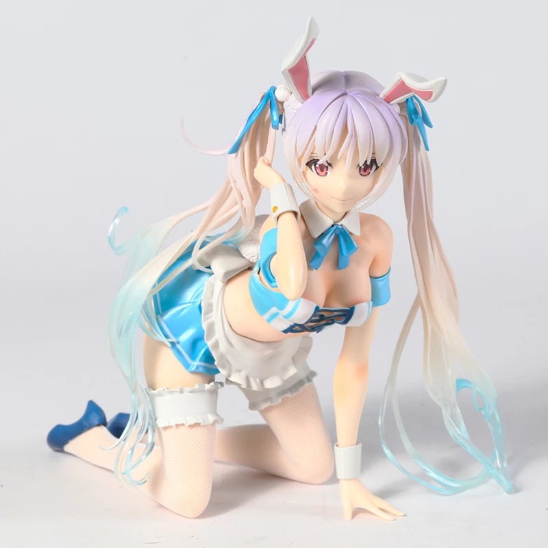1/4 Scale Native BINDing Chris Aqua Blue Bunny Girl PVC Action Figure Statue Adults Collection ...