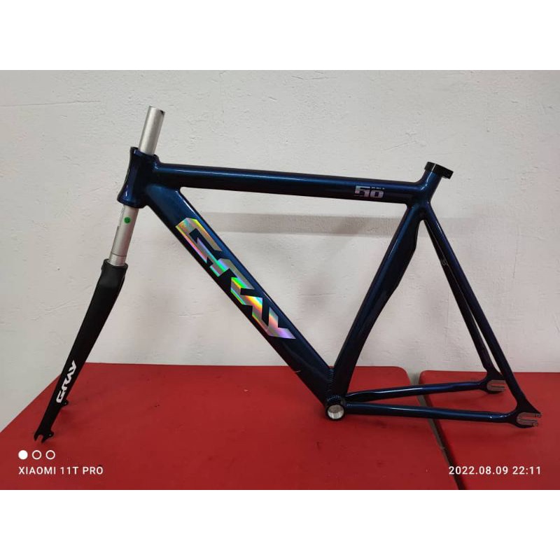 fixie frame 700c chrome moly steel GRAY ALLOY FRAME | Shopee Malaysia