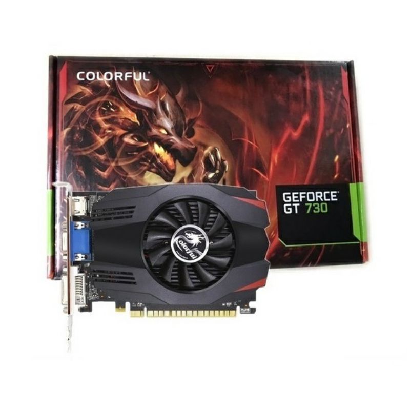 Colorful GeForce GT 730 / GT 710 GT730 2GD3-V Graphic card grafik kad ...