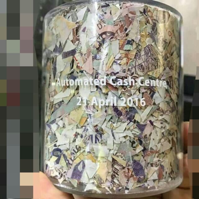 Malaysia 2016 Limited Edition Paper Weight by BNM with shredded ...