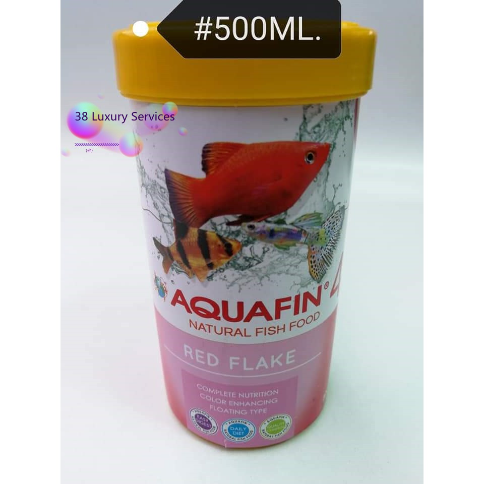Aquafin Red Flake Natural Fish Food Feed Aquarium 500ml | Shopee Malaysia