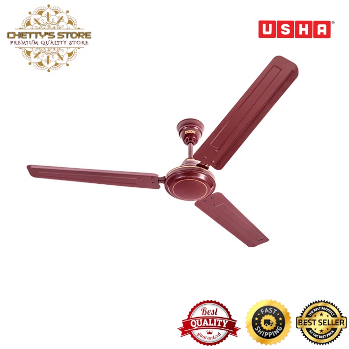 Usha Racer Chrome 1200MM Ultra High Speed 400RPM Ceiling Fan (Rich ...