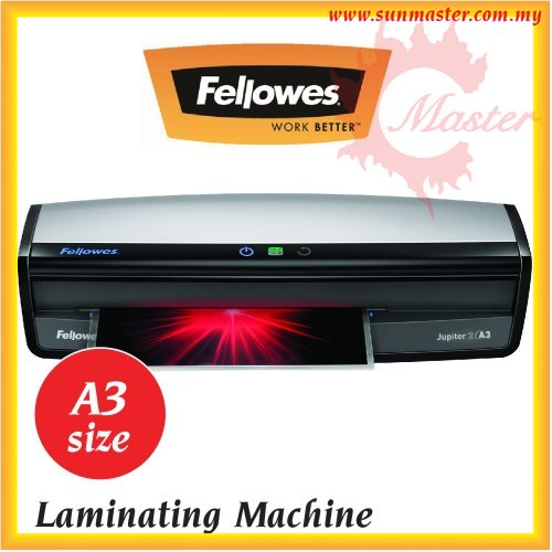 A3 Jupiter 2 Laminating Machine | Fellowes LAMINATOR Jupiter 2 6-Roller Technology /Heavy Duty ...