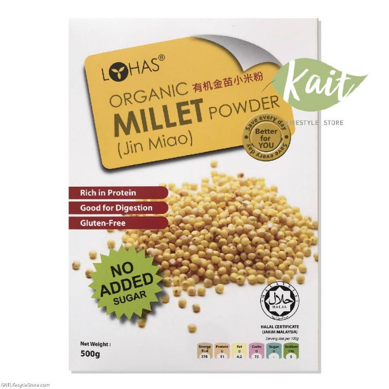 LOHAS ORGANIC TRI-QUINOA/BLACK RICE/MILLET/JUJUBE SOYPOWDER 500G ...