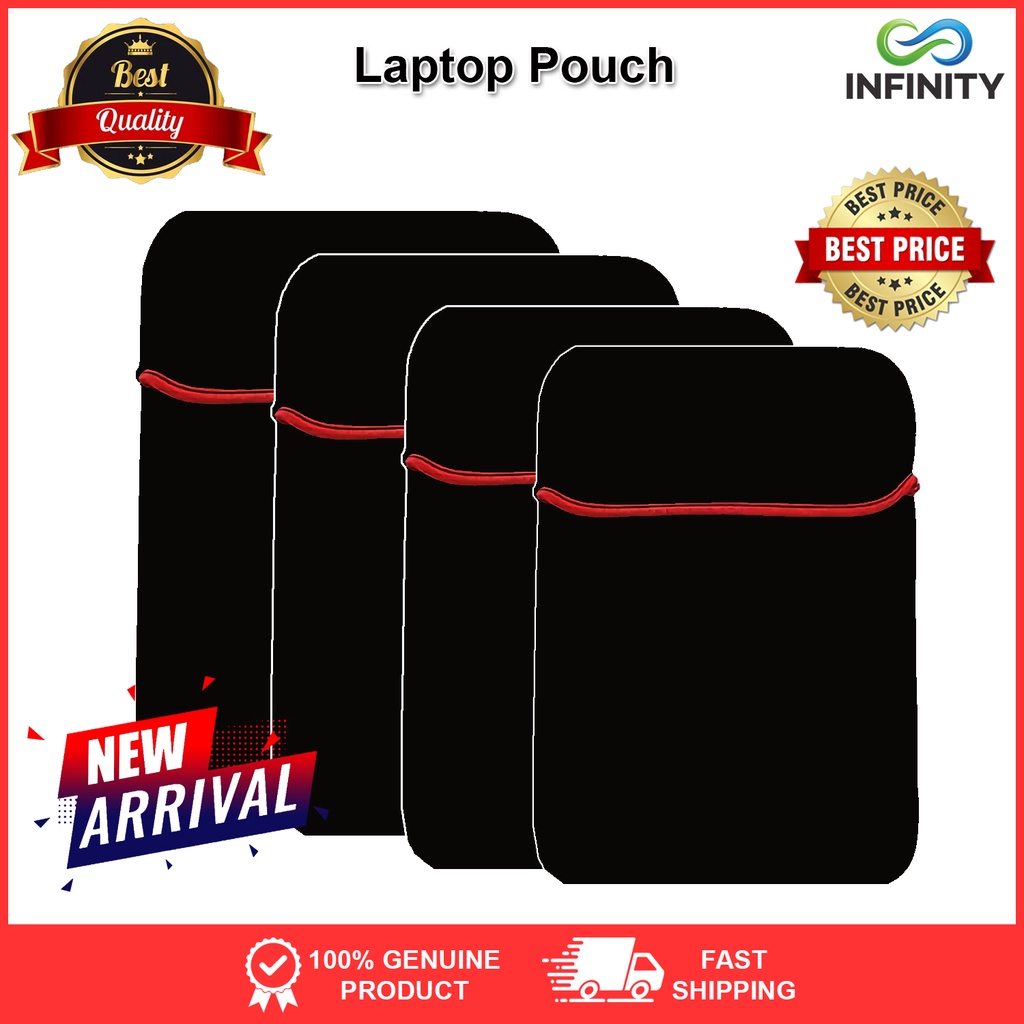 Laptop Pouch / Soft Reversible Protection Sleeve Case Bag Pouch Cover ...