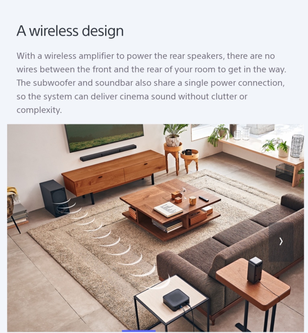 Sony HT-S40R 600W 5.1ch Home Cinema Soundbar with Wireless Rear HTS40R ...