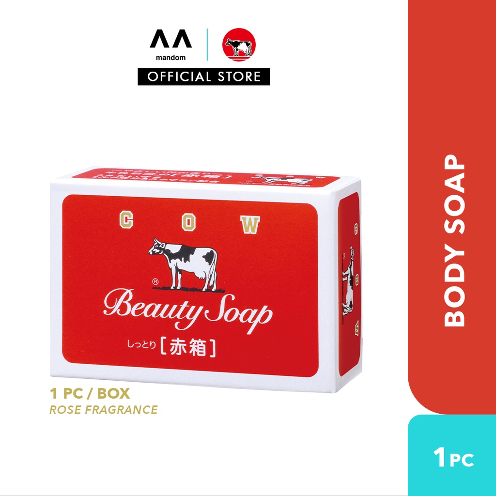 COW Brand Beauty Soap Red Box [1pc] 90g (body care,body soap) | Shopee ...