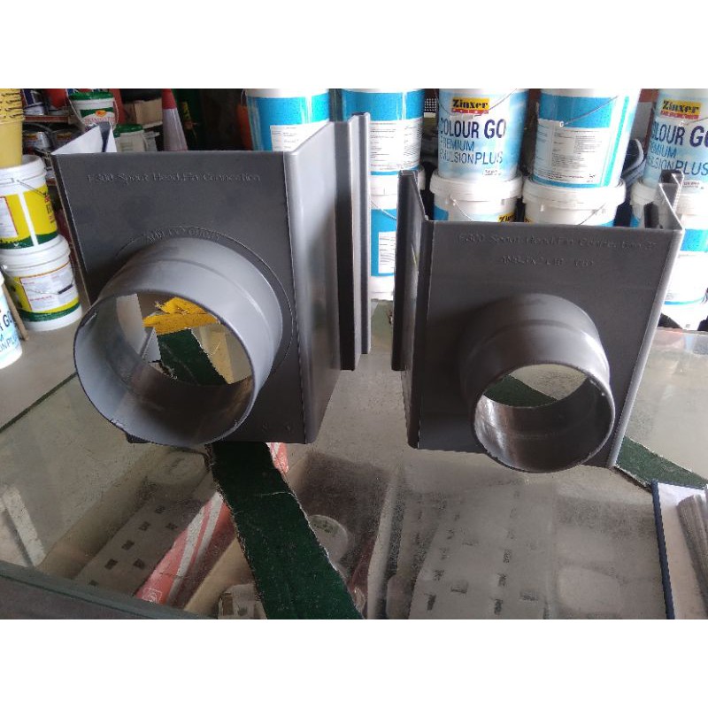 PVC Spout Head Fin Connection 3"&4" Turun Air | Shopee Malaysia