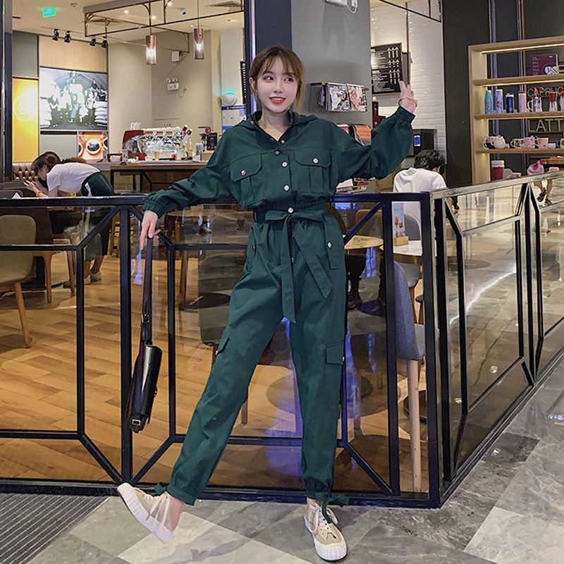 Overalls One Piece Suit New Style Spring Autumn Clothes Slimmer Look