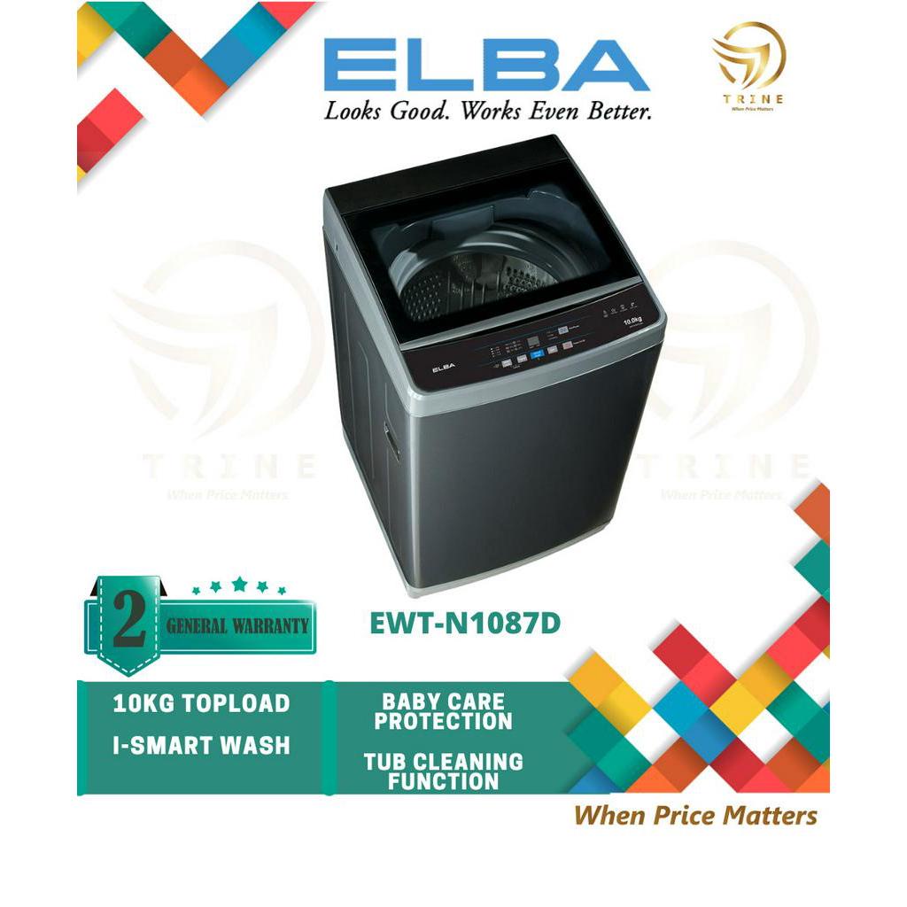 ELBA 10KG TOP LOADING FULLY AUTOMATIC WASHING MACHINE EWT-N1087D | Shopee Malaysia