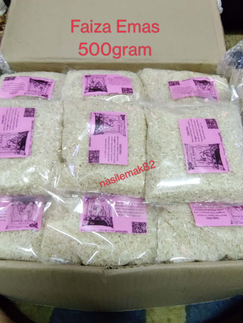 Basmathi Rice Trial Pack | Beras Faiza Pek Percubaan (repack) | Shopee ...