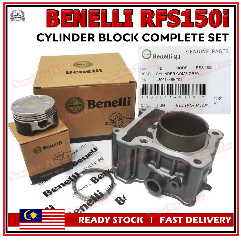 BENELLI RFS150i - 100% Original BENELLI Standard Block Complete Set ...