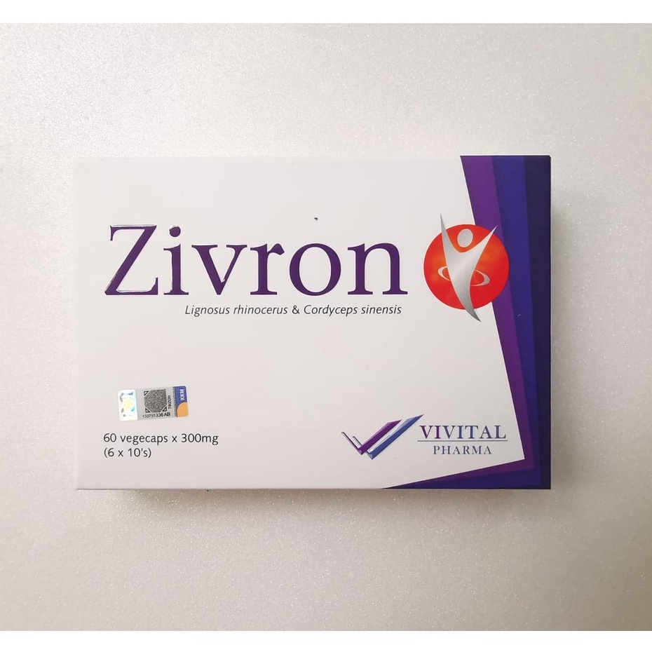 Zivron 300mg (Tiger Milk Mushroom & Cordyceps Sinensis) Vegecaps 10's ...
