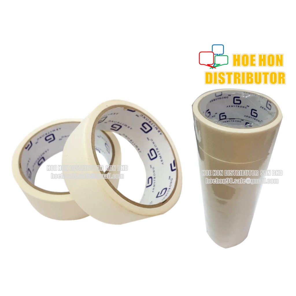 Masking Tape 36mm x 12m + / 1 1/2 Inch x 12 Yard | Shopee Malaysia