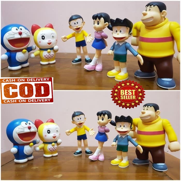 Doraemonnn Action Figure Children's Toy - Doraemon Character Action ...