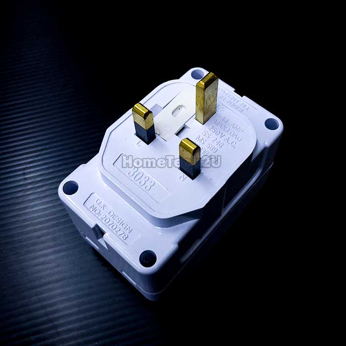 3 Way Adapter with Switch Socket Extantion Adaptor Extension Plug ...