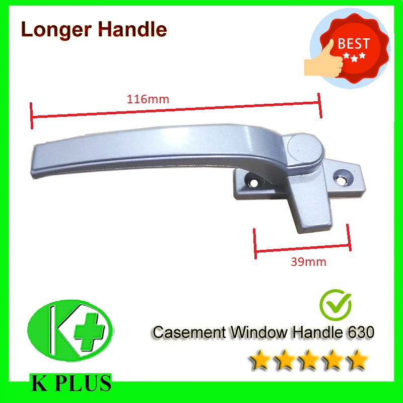 Casement window handle 630 aluminium handle handel tingkap pull handle ...