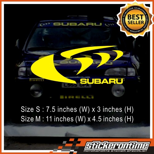 Subaru WRC STI wrx rally Car Sticker | Shopee Malaysia