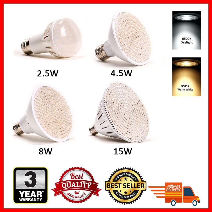 [3YEARS WARRANTY] E27 2.5INCH, 4INCH DIP LED DOWNLIGHT SHOWER BULB ...