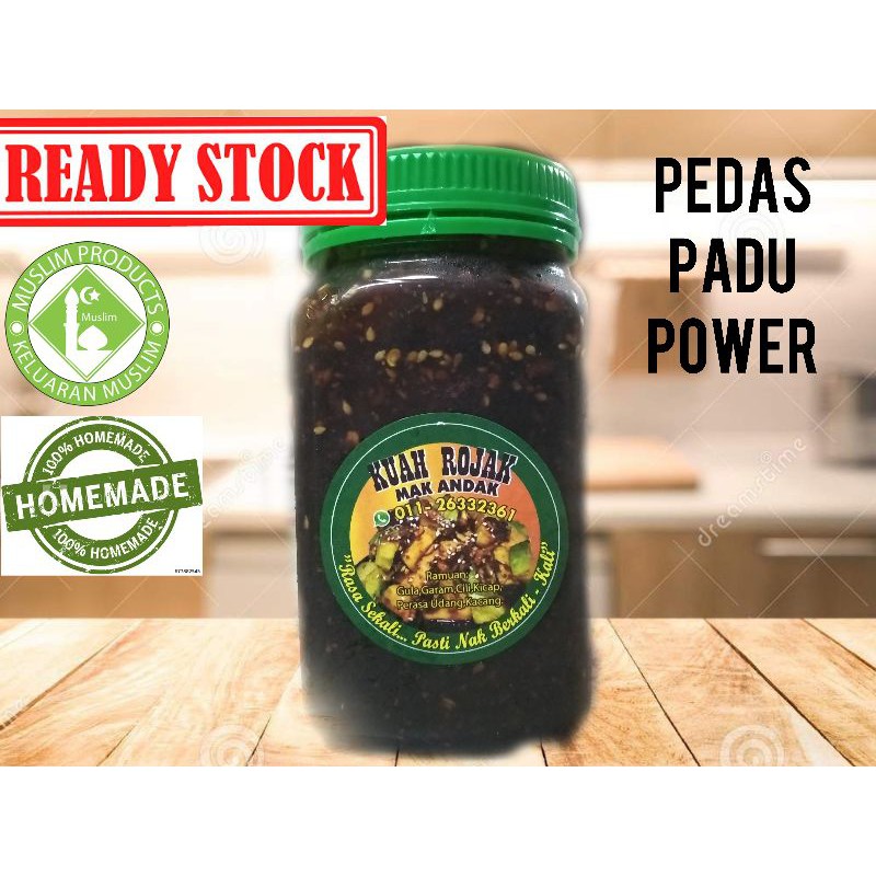 🔥HOT SELLING🔥KUAH ROJAK MAK ANDAK - PEDAS - PADU - POWER (500G ...