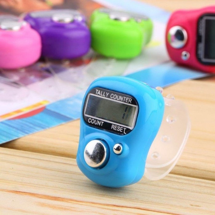 Digital Tasbih Counting Tool Digital Led Tasbih Finger Counter Tally ...