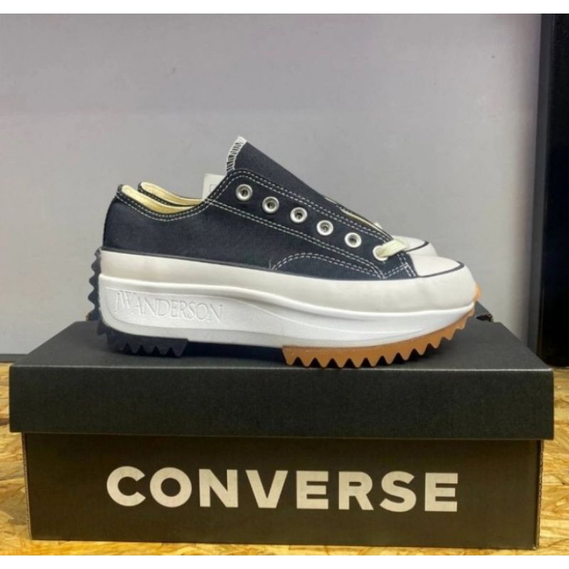 Converse Run Star Hike LOW JW Anderson Black White Gum Perfect Kick ...