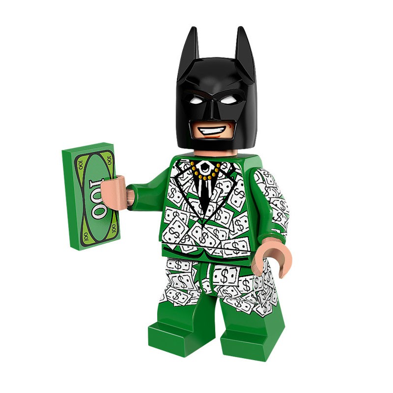 DC Super Heroes BATMAN With Money Building Blocks Mini Figure Lego ...