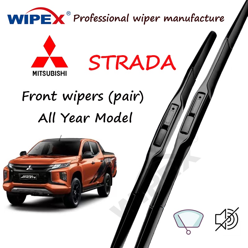Mitsubishi STRADA Wiper Blade 18+21 Set/Pair for All Year Model Mitsue ...