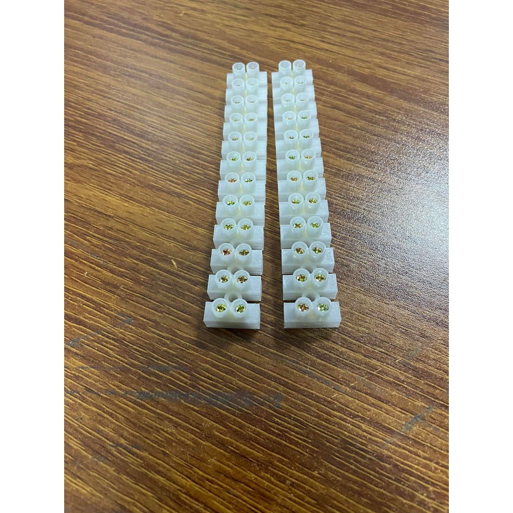 60Pcs Connector Wire Row Pvc Terminal Block 10A High Voltage Aircond ...