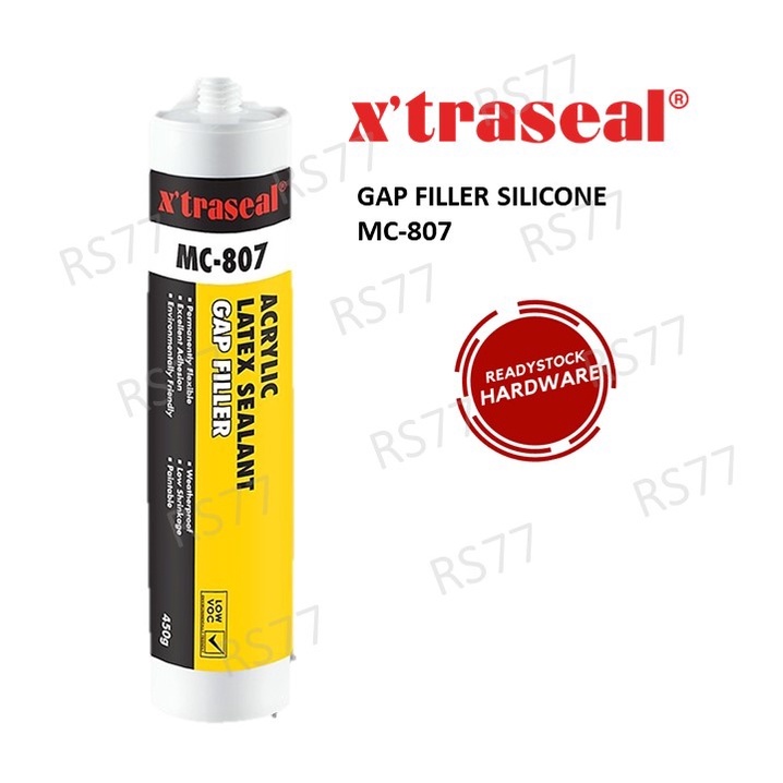 X'TRASEAL MC-807 GAP FILLER Xtraseal Gap sealant SILICON MC-807 Silicone Sealant (NO MORE GAP) V ...